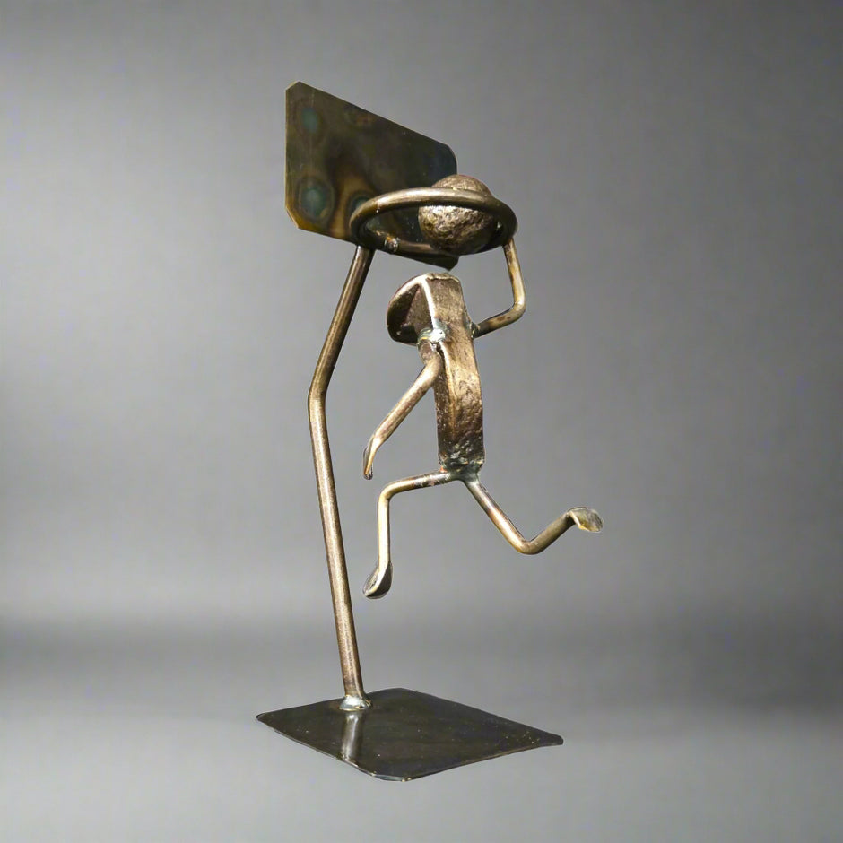 Handcrafted Railroad Spike Art and Metal Sculptures | Roland Metal Art