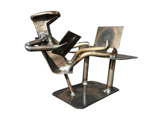 Computer - Railroad Spike Sculpture | Roland Metal Art