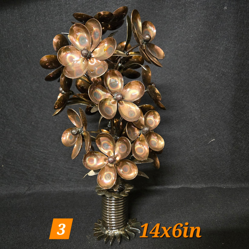 Flowers Metal Art Sculpture – Roland Metal Art