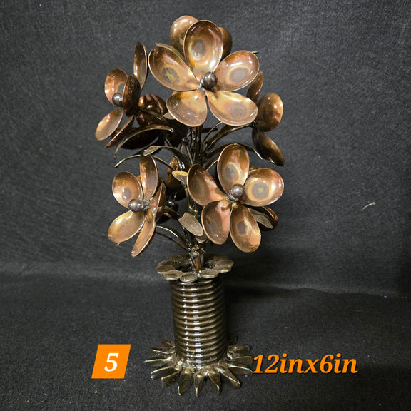 Flowers Metal Art Sculpture – Roland Metal Art
