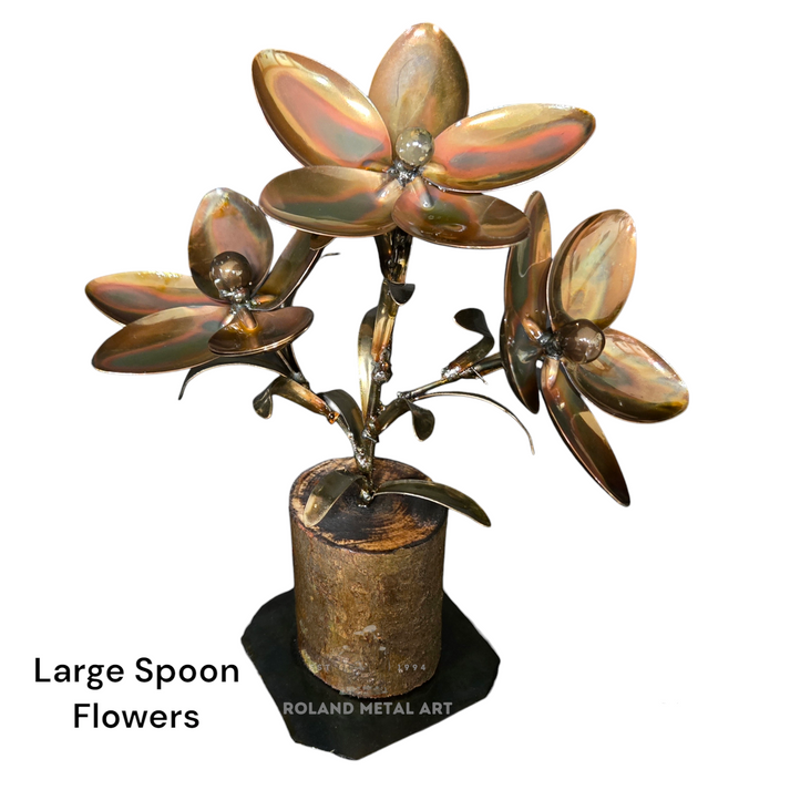 Flowers Metal Art Sculpture – Roland Metal Art