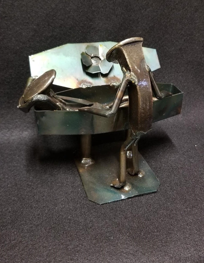 Undertaker Railroad Spike Figurine – Roland Metal Art